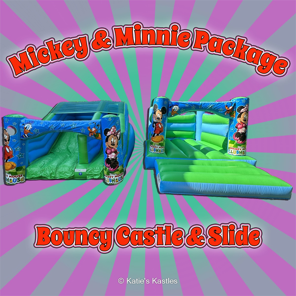 Mickey & Minnie Package - Bouncy Castle Hire, Party Supplies in Havant ...